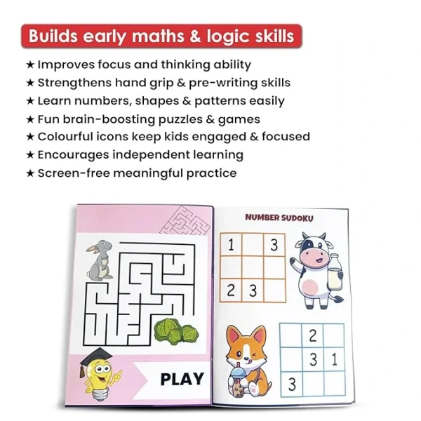 Maths Fun Learning Busy Workbook - l - The Treasure World